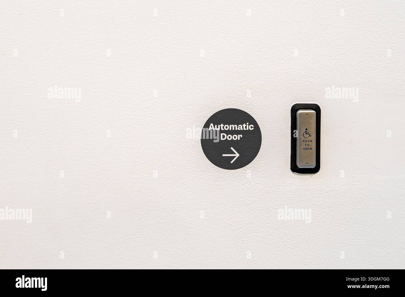 Disability access button to automatically open doors for accessible ...