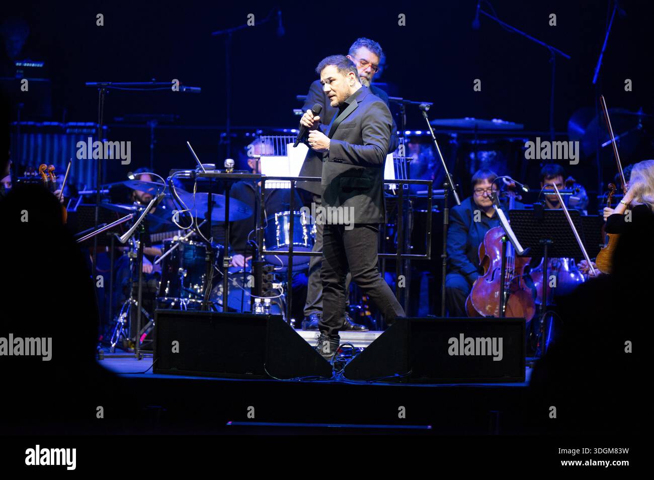 Madrid, Spain. 17th Jan, 2026. The singer Ismael Serrano performs ...