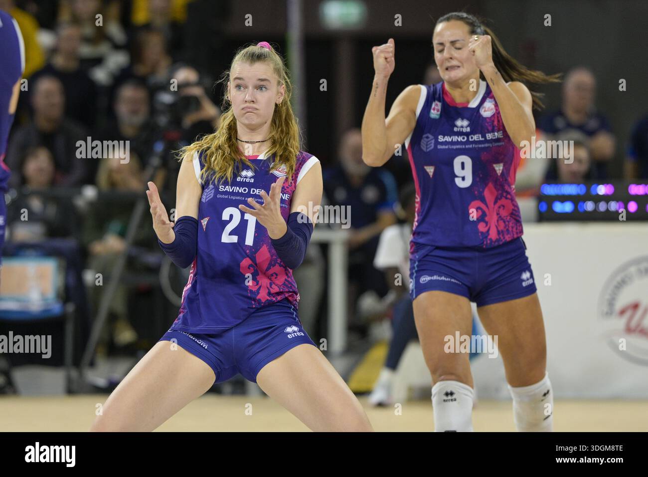 CATERINA BOSETTI CAMILLA WEITZEL during Savino Del Bene Scandicci vs ...