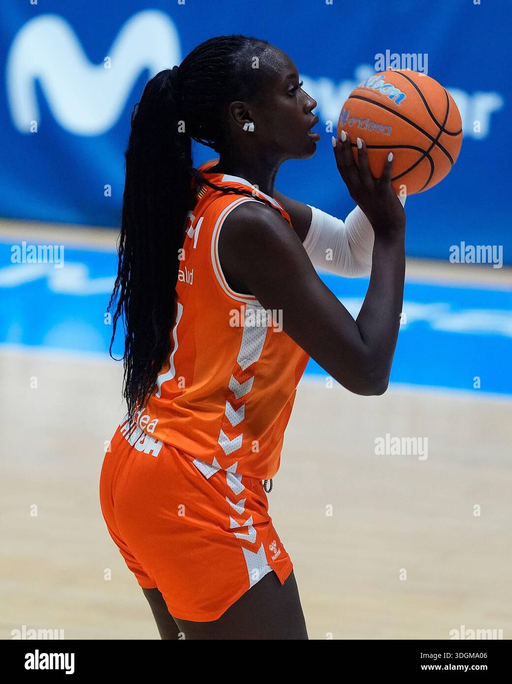 Valencia BC's Awa Fam Thiam during Liga Femenina Endesa - Women League ...
