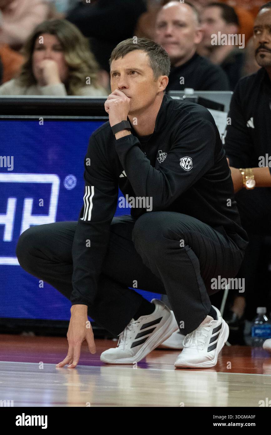 Texas, USA. 17th Jan, 2026. Head coach Bucky McMillan of the Texas A&M ...