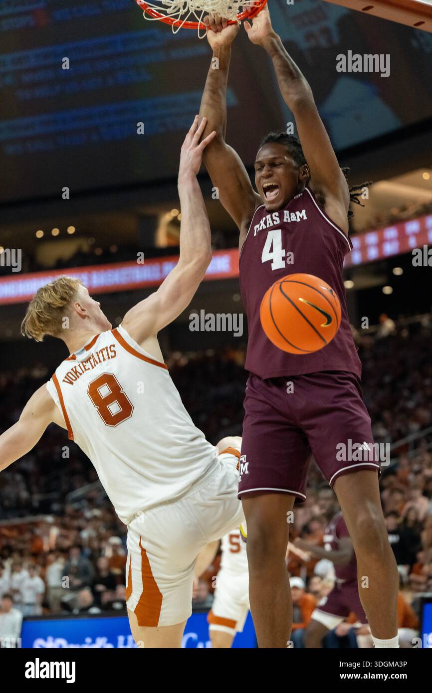 Jan 17, 2026. Jamie Vinson (4) of the Texas A&M Aggies in action vs the ...