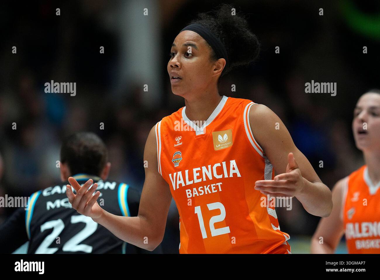 Valencia BC's Nia Coffey during Liga Femenina Endesa - Women League ...