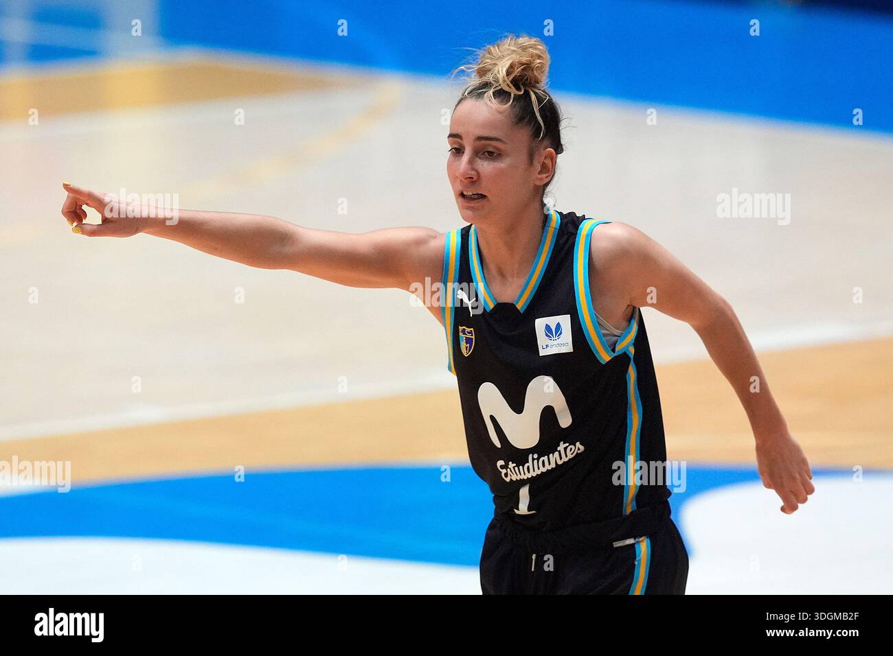 Movistar Estudiantes' Lisa Berkani during Liga Femenina Endesa - Women ...