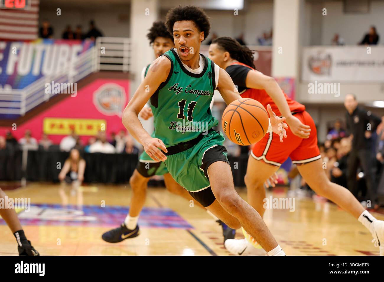 Arizona Compass Prep Quincy Wadley (11) in action against Long Island ...