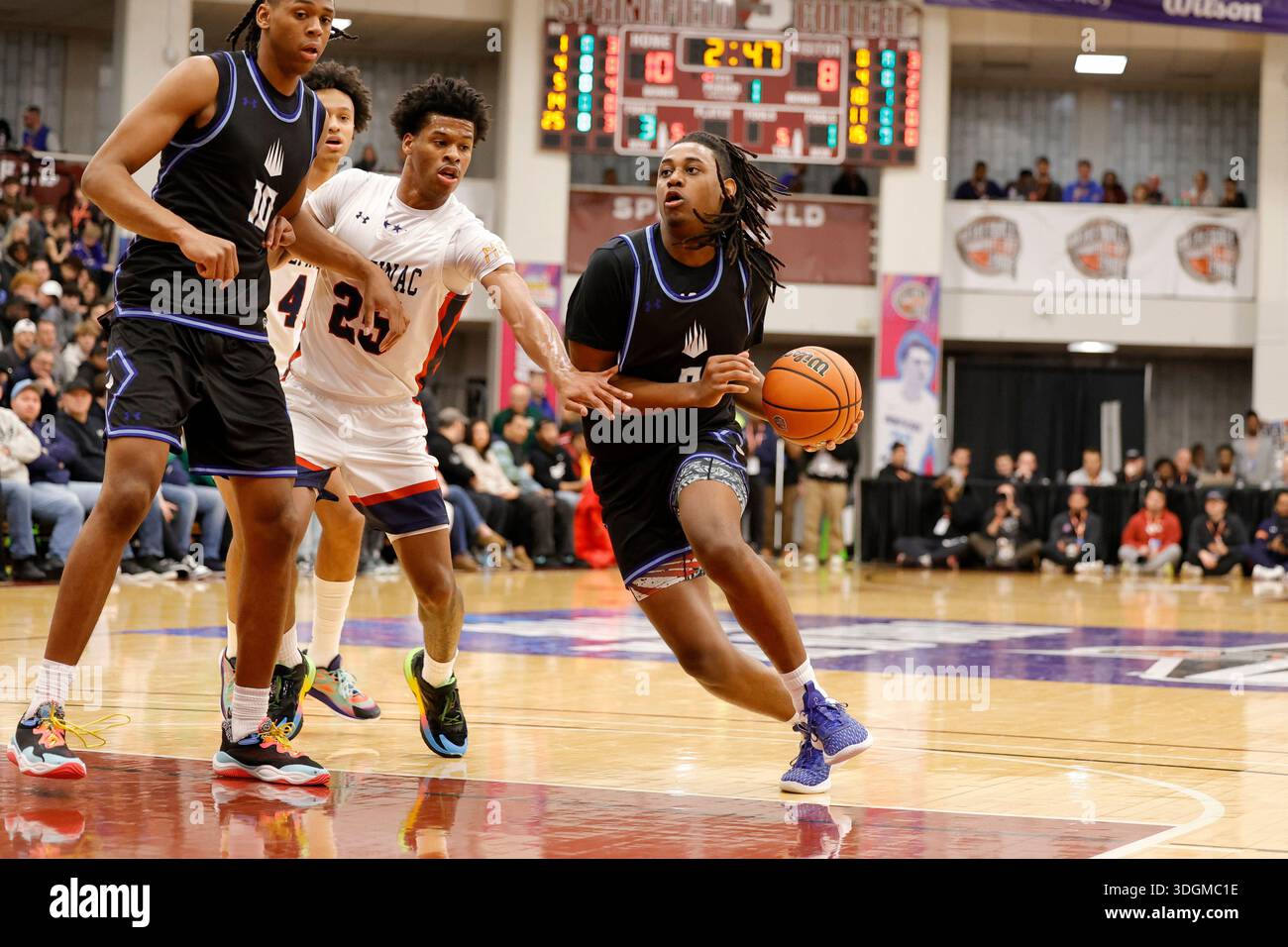 IMG Academy Jermal Jones Jr. (0) in action against Stepinac during a ...
