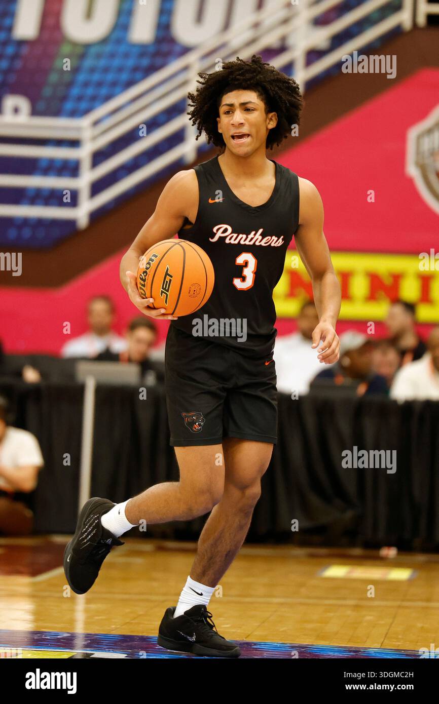 TMI Episcopal Jaden Flemons (3) in action against Blair Academy during ...