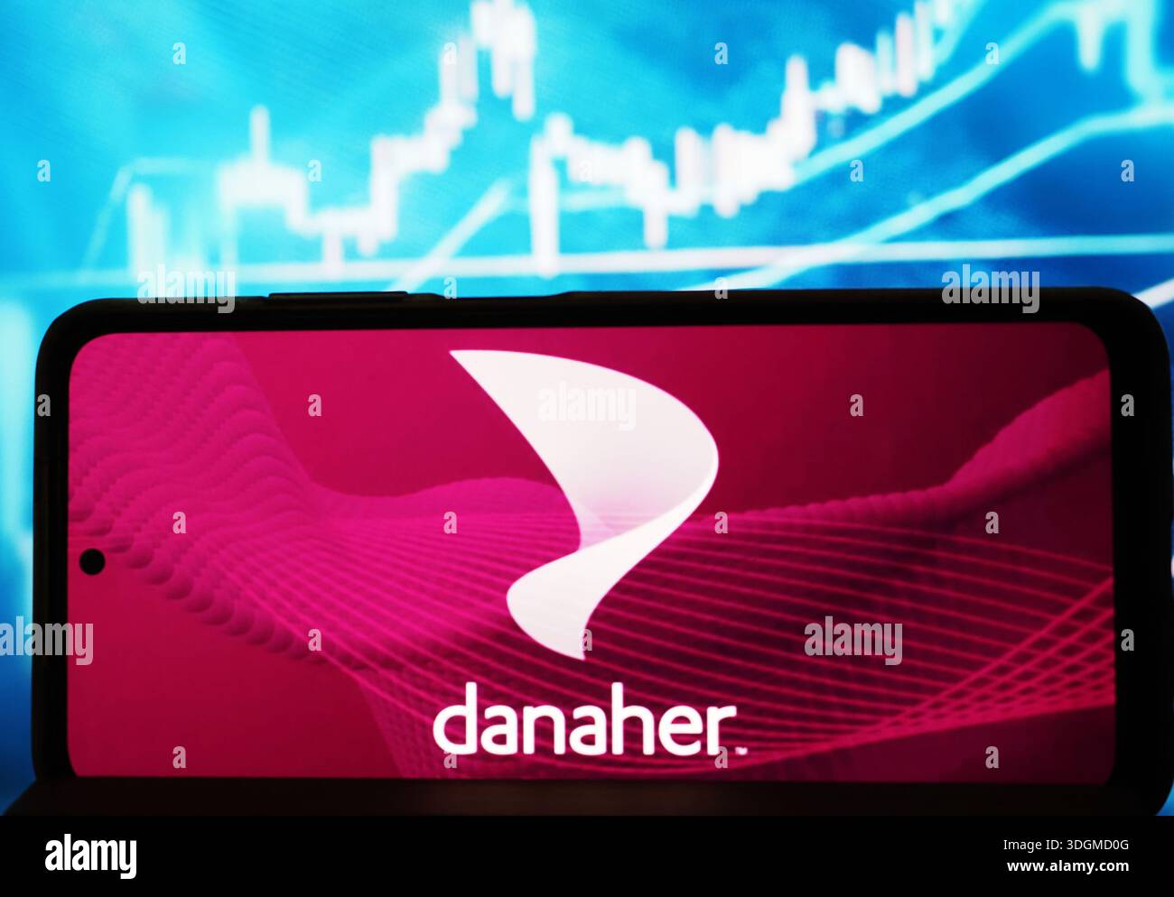 Germany. 17th Jan, 2026. In this photo illustration, Danaher ...