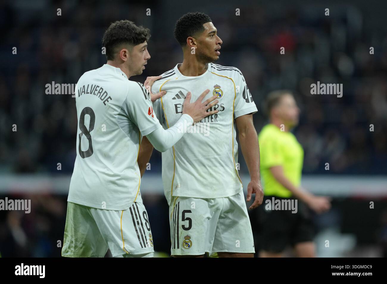 Madrid, Spain. 17th Jan, 2026. Jude Bellingham of Real Madrid CF and ...