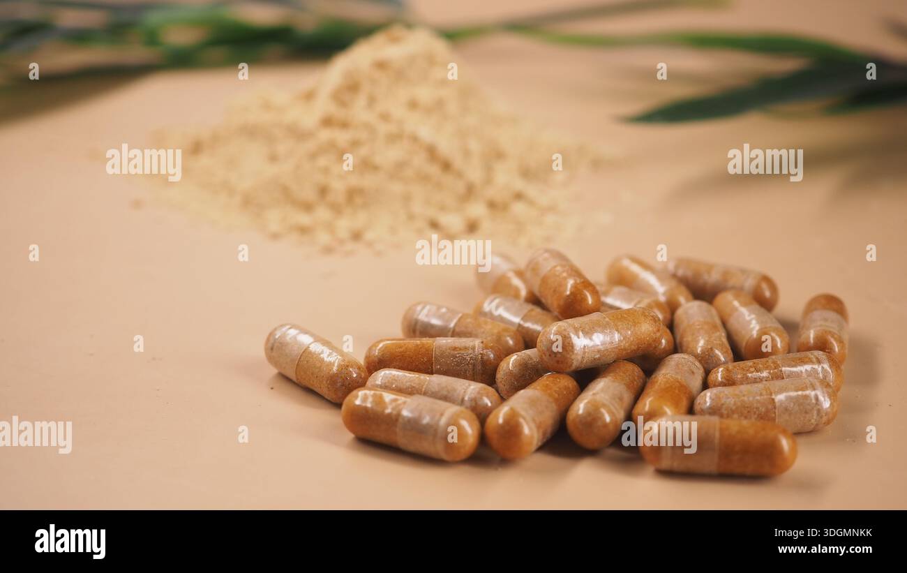 Capsules powdered substance on hi-res stock photography and images - Alamy