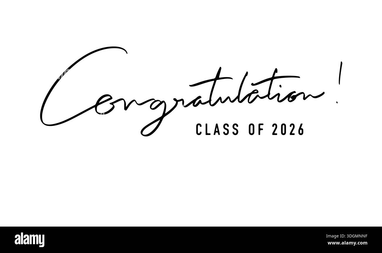 Class of 2026 graduation hi-res stock photography and images - Alamy