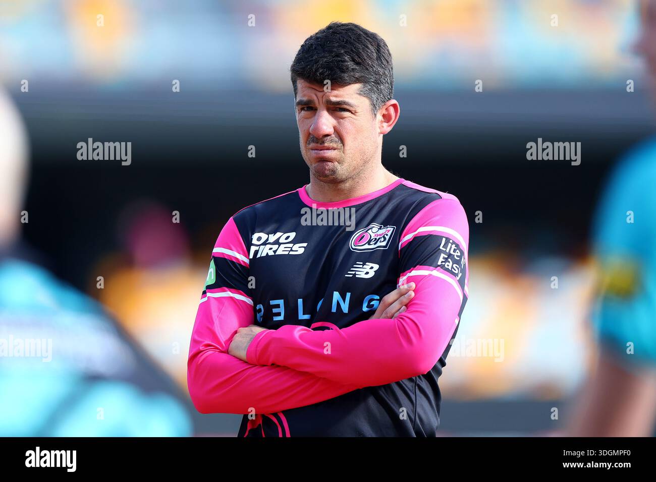 Brisbane, Australia. 18th Jan, 2026. Moises Henriques of the Sixers ...