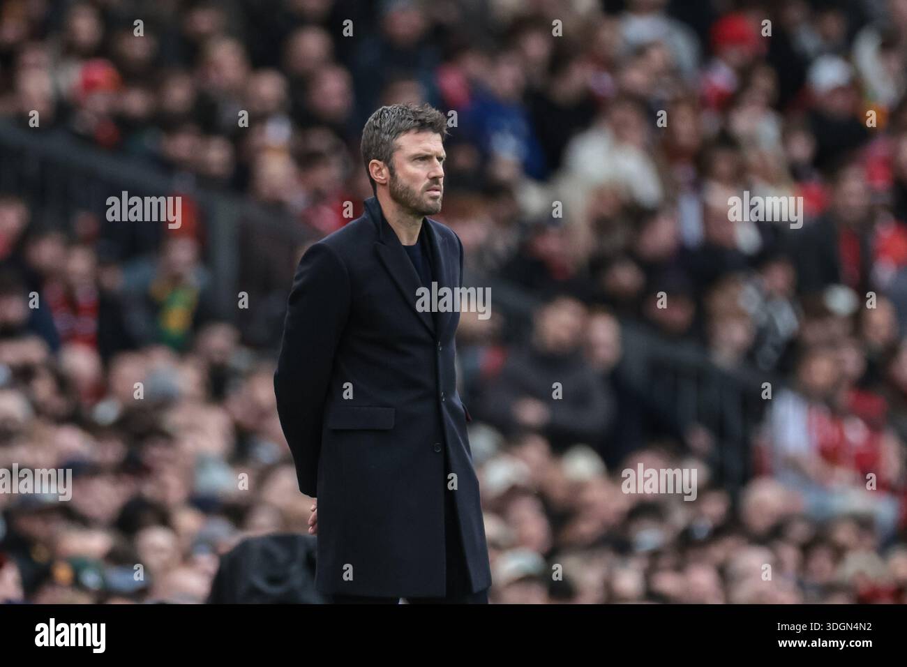 Michael Carrick interim head coach of Manchester United looks on during ...