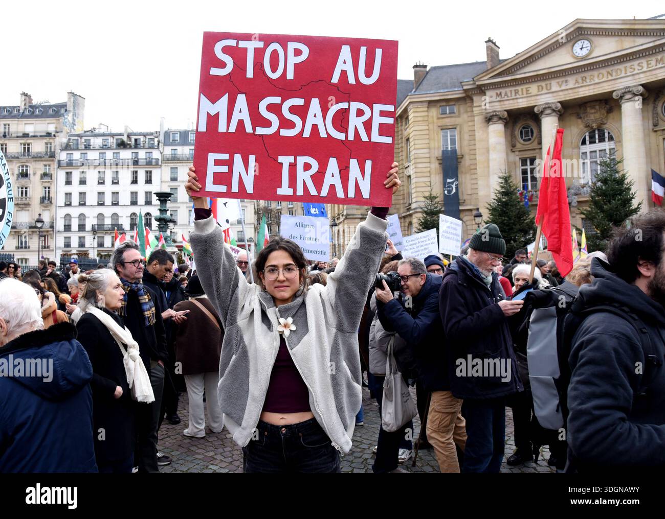 Paris, France. 17th Jan, 2026. Demonstration against Iranian regime ...