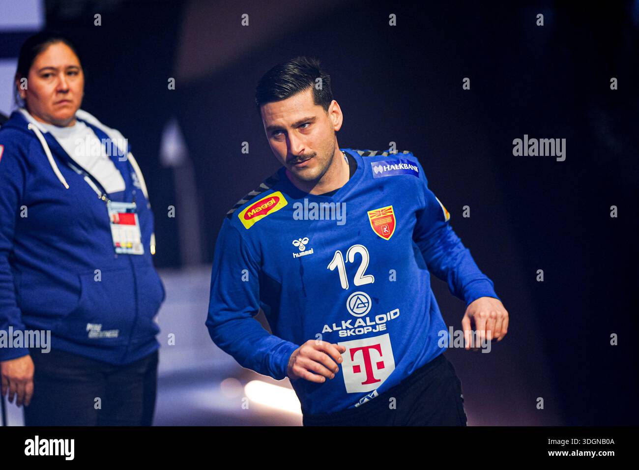 Martin Tomovski (Nordmazedonien, #12) DEN, Daenemark vs. Nordmazedonien ...