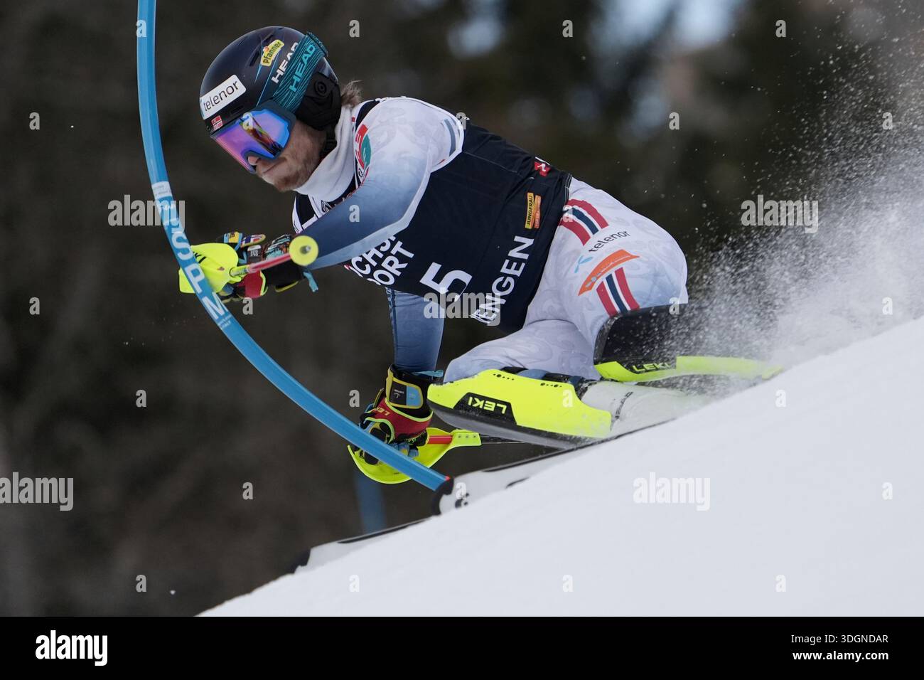 Norway's Atle Lie McGrath competes in an alpine ski, men's World Cup ...