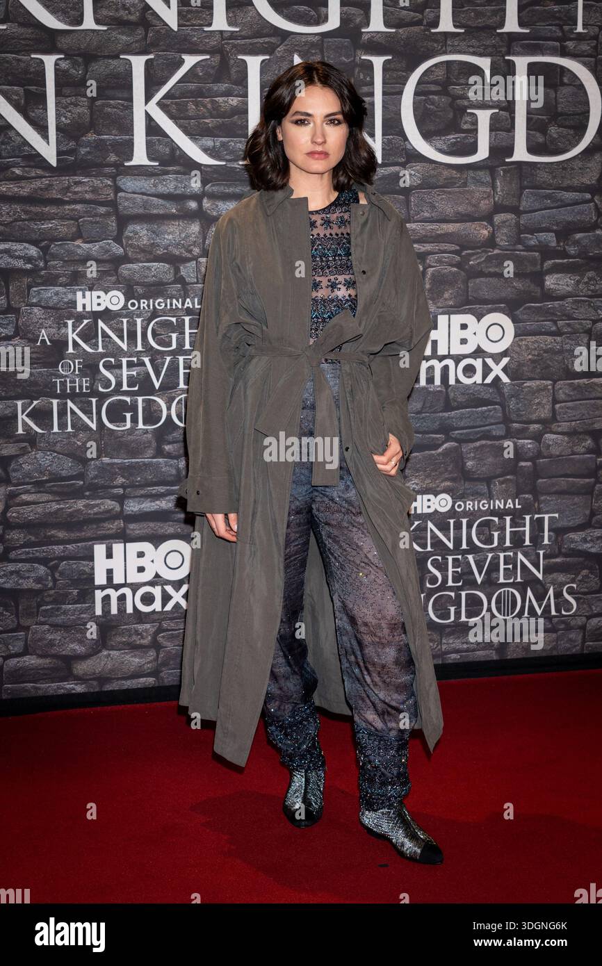 Romana Maggiora Vergano attends the Italian Premiere of "A Knight of ...