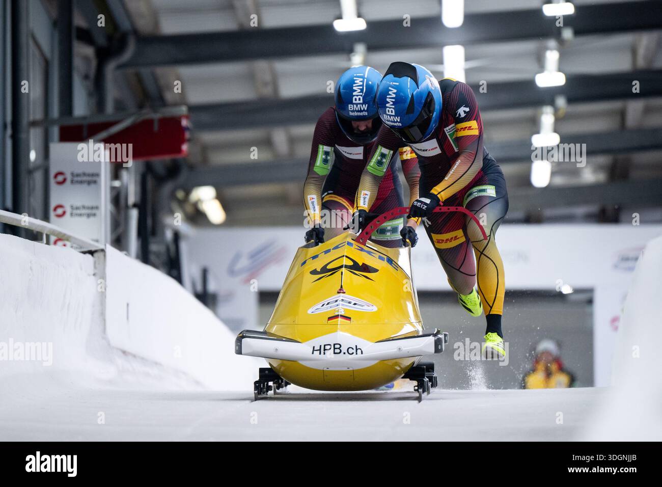 BUCKWITZ Lisa, LIPPERHEIDE Kira (Germany) at the start, GER, IBSF Bob ...