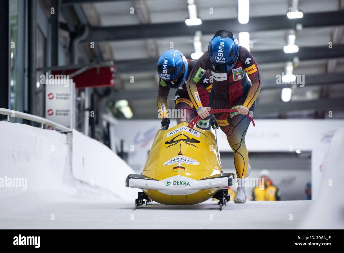 KALICKI Kim, SIEBERT Lauryn (Germany) at the start, GER, IBSF Bob World ...