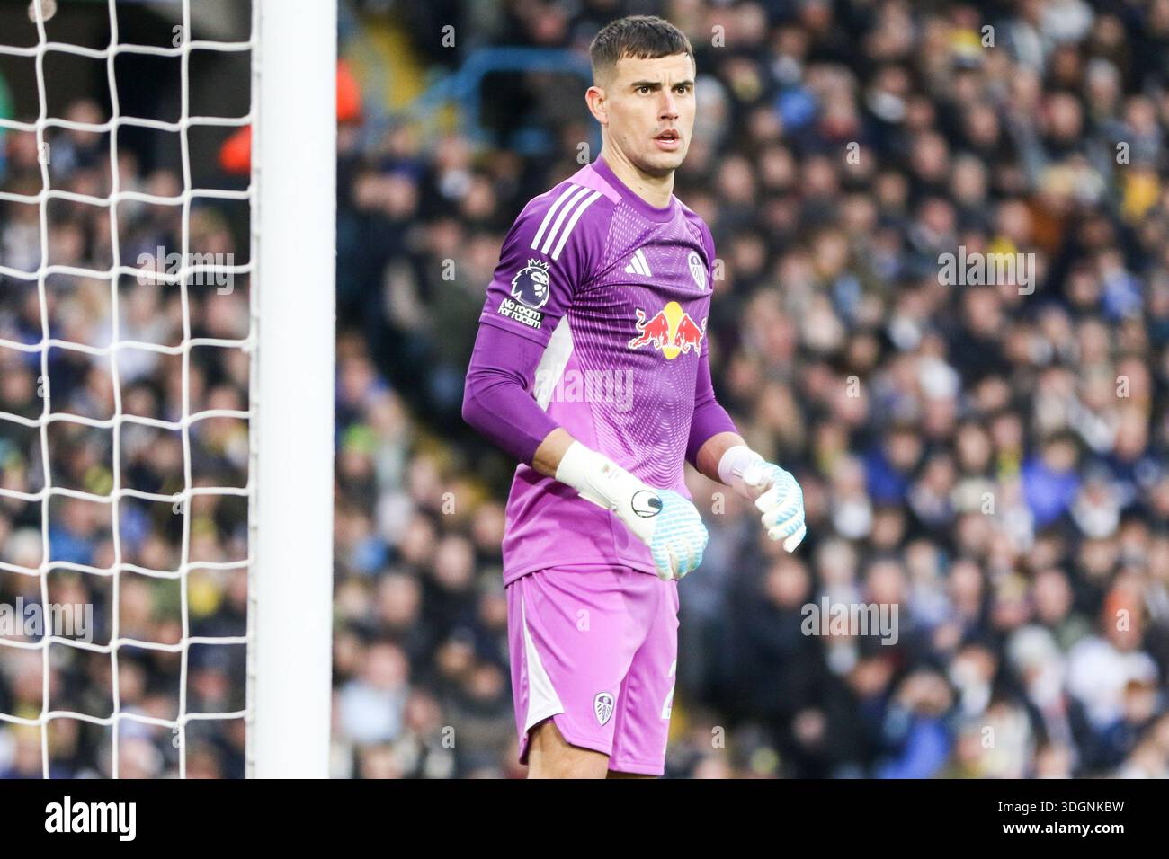 Leeds, UK. 17th Jan, 2026. Goalkeeper Karl Darlow (26 Leeds United ...