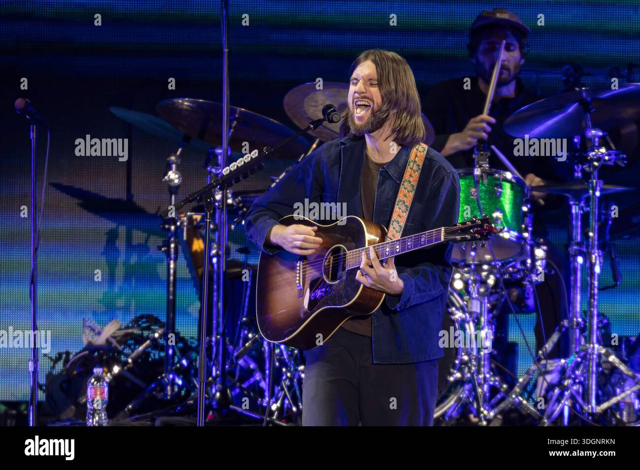 Los Angeles, USA. 17th Jan, 2026. Matt Quinn of the band Mt. Joy ...