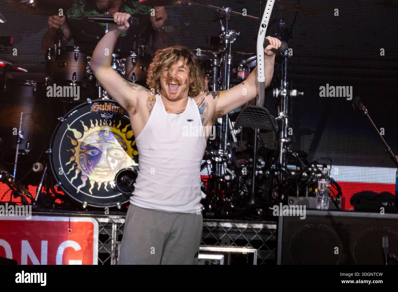 Jakob Nowell of the band Sublime performs at the 2026 iHeartRadio ALTer ...