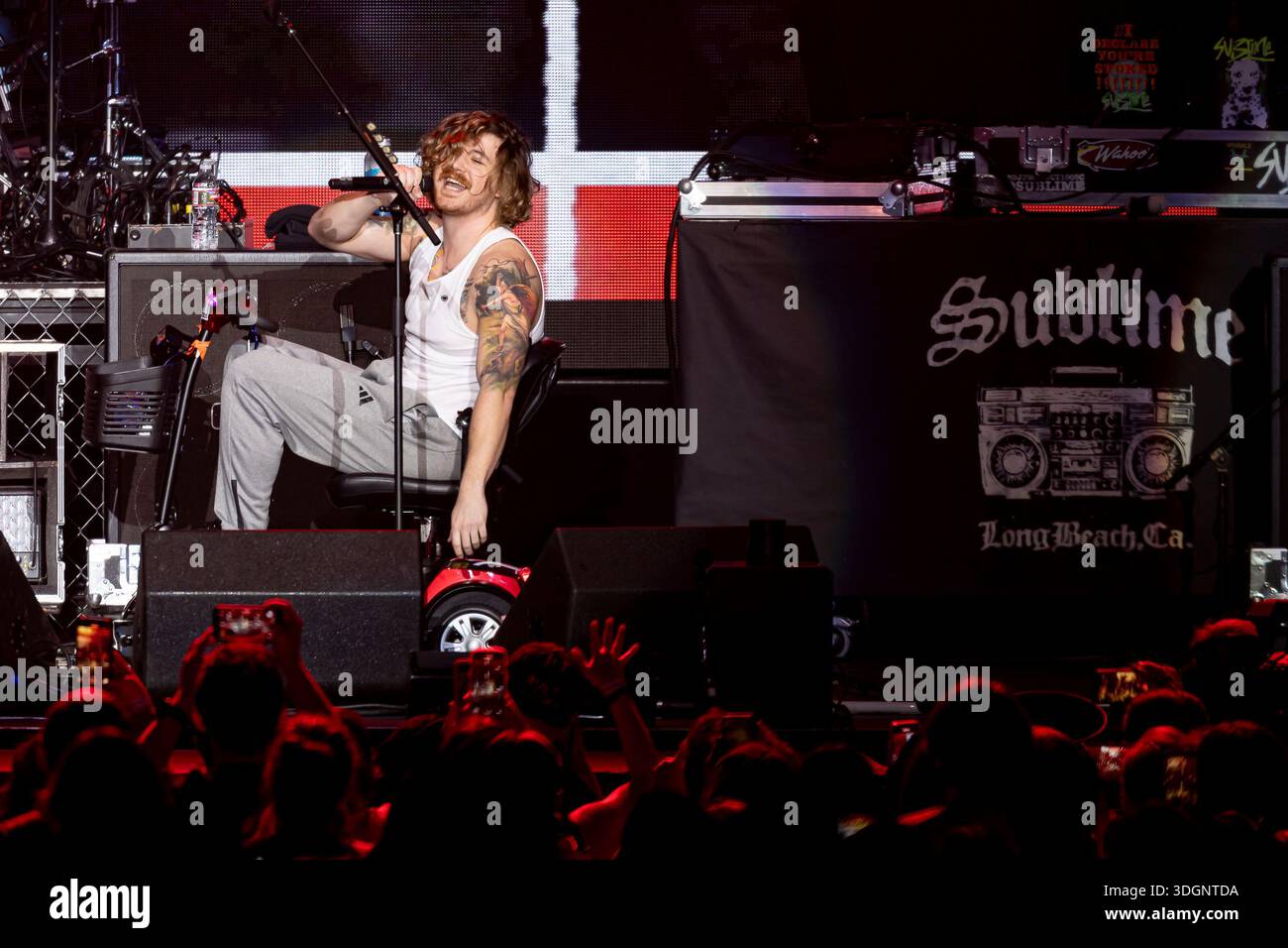 Jakob Nowell of the band Sublime performs at the 2026 iHeartRadio ALTer ...