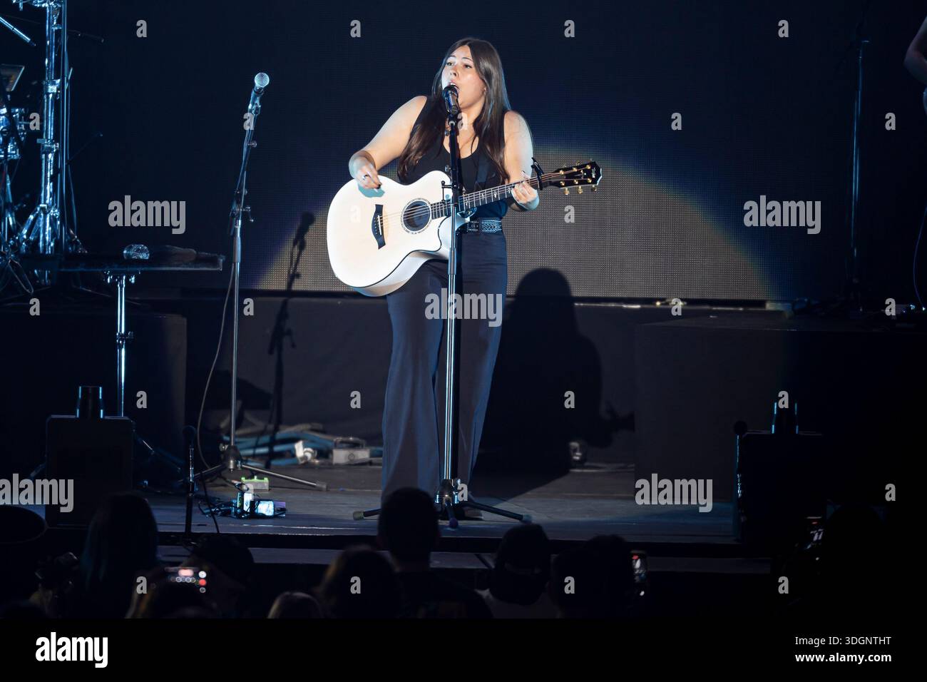 Gigi Perez performs at the 2026 iHeartRadio ALTer EGO at Kia Forum in ...