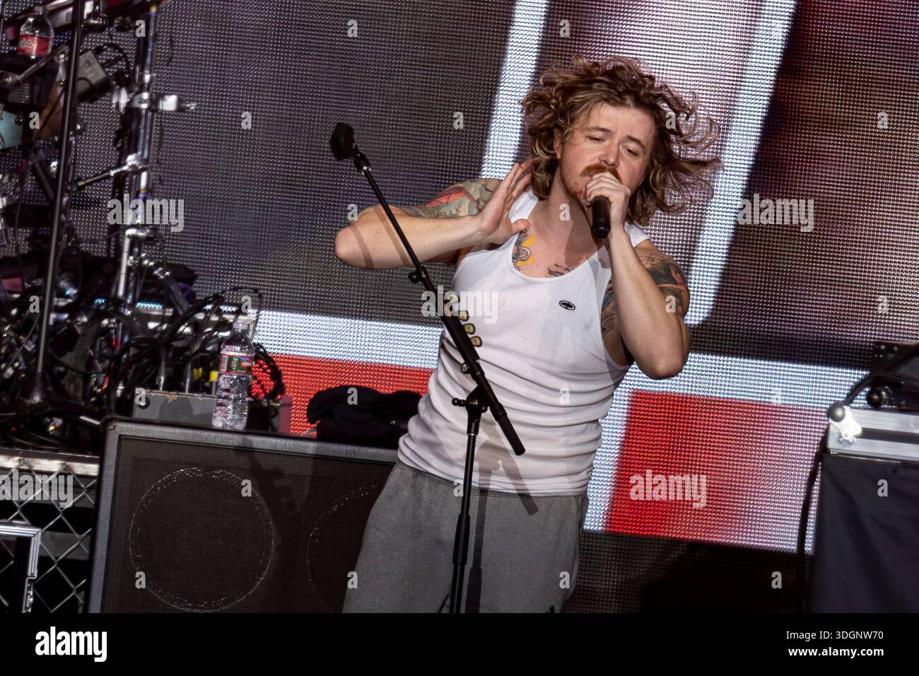 Jakob Nowell of the band Sublime performs at the 2026 iHeartRadio ALTer ...