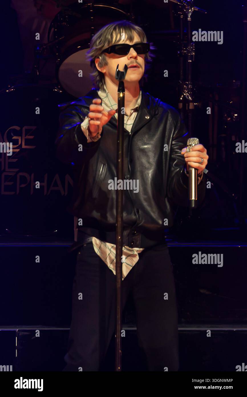 Los Angeles, USA. 17th Jan, 2026. Matt Shultz of the band Cage The ...