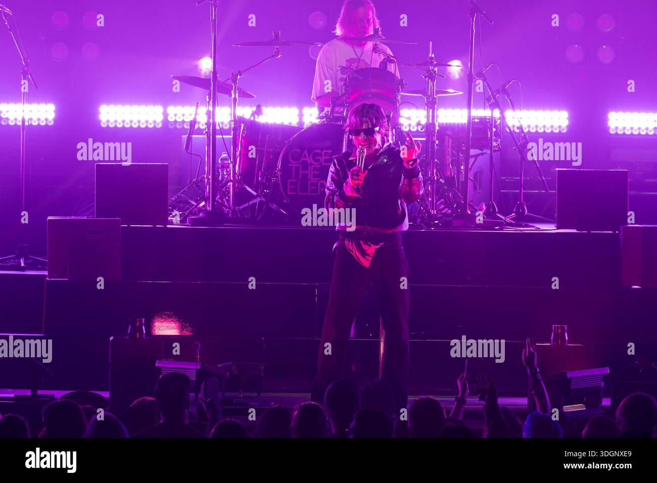Los Angeles, USA. 17th Jan, 2026. Matt Shultz of the band Cage The ...