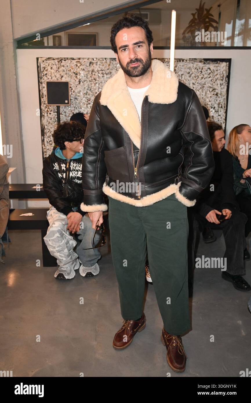 Milan, Italy. 18th Jan, 2026. Men's Fashion, Fall/Winter 2026 - Simon ...