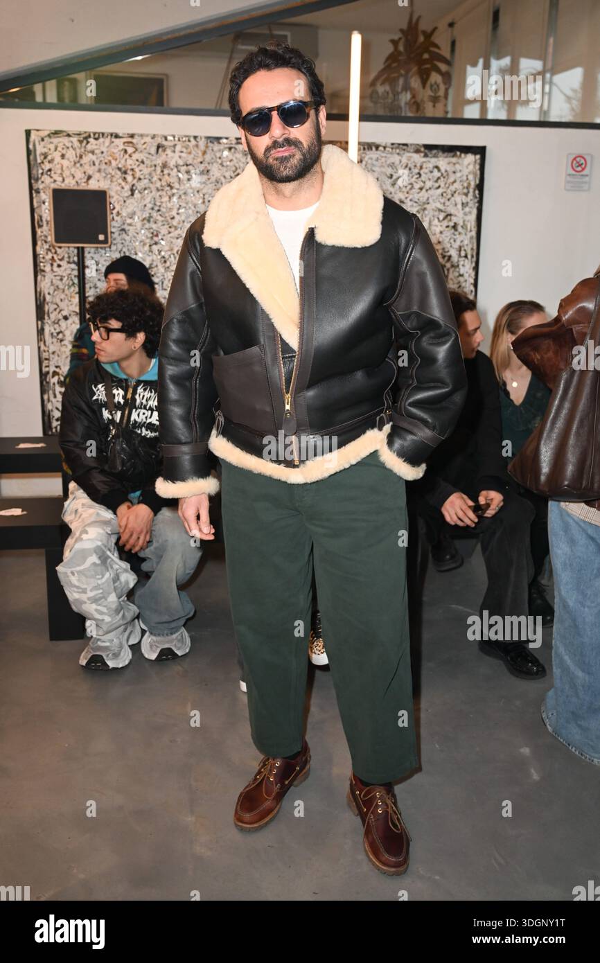Milan, Italy. 18th Jan, 2026. Men's Fashion, Fall/Winter 2026 - Simon ...