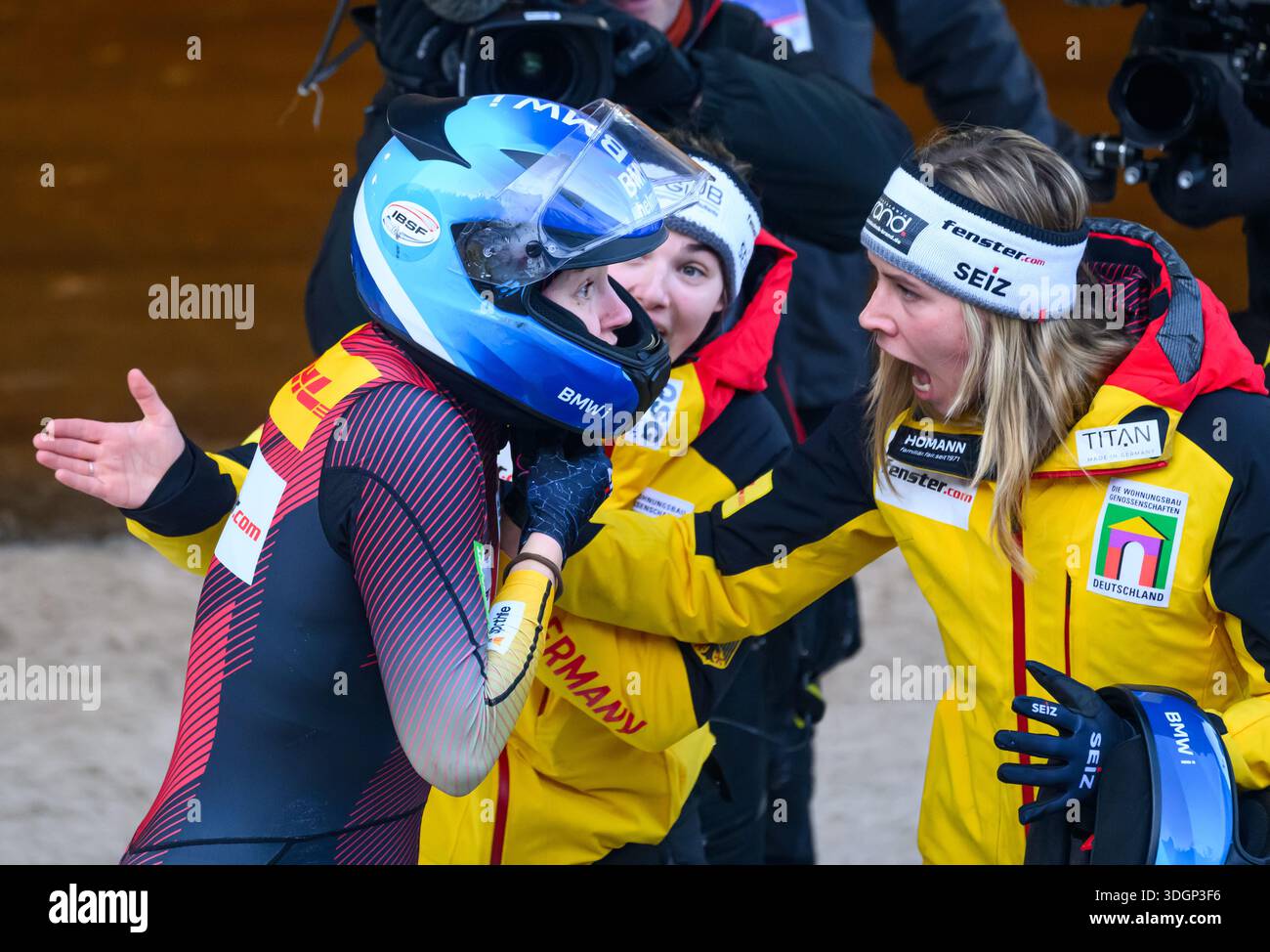 Altenberg, Germany. 18th Jan, 2026. Bobsleigh: World Cup, two-man ...