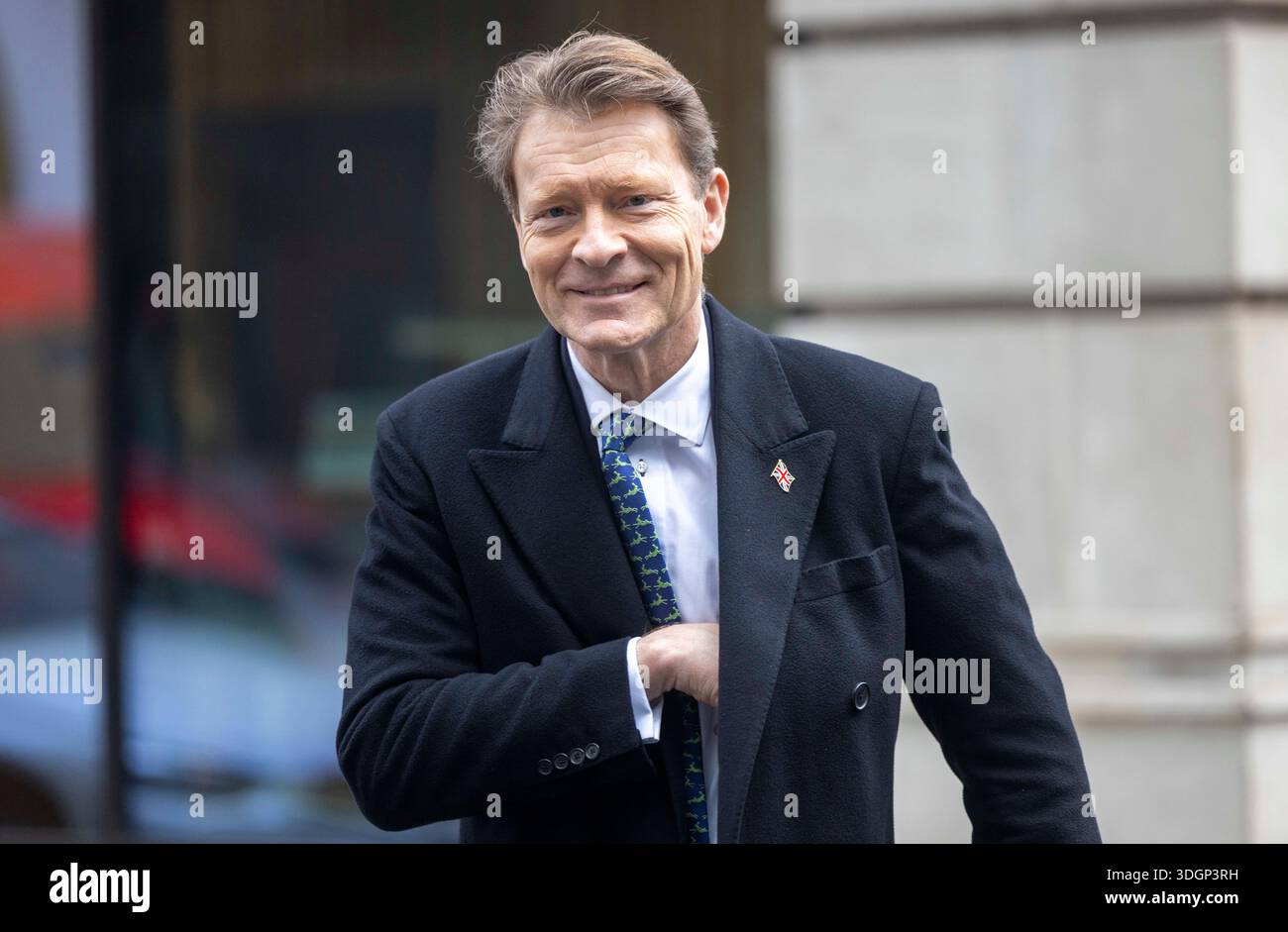 London, UK. 18th Jan, 2026. Richard Tice, Deputy Leader of Reform, at ...