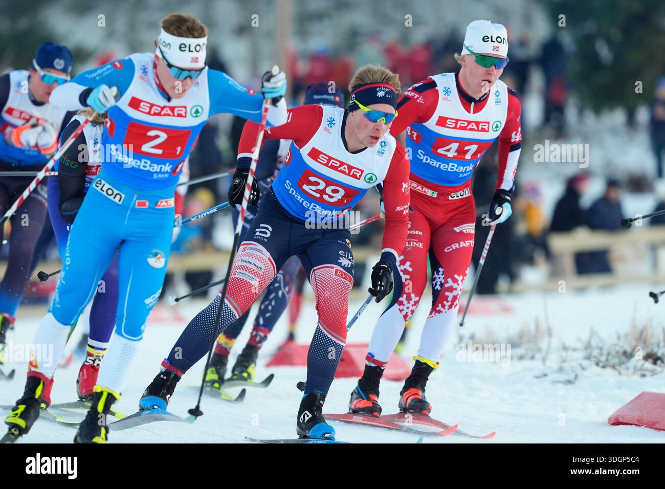 Steinkjer, Norway 20260118. 3x10km relay for men during the 2026 ...