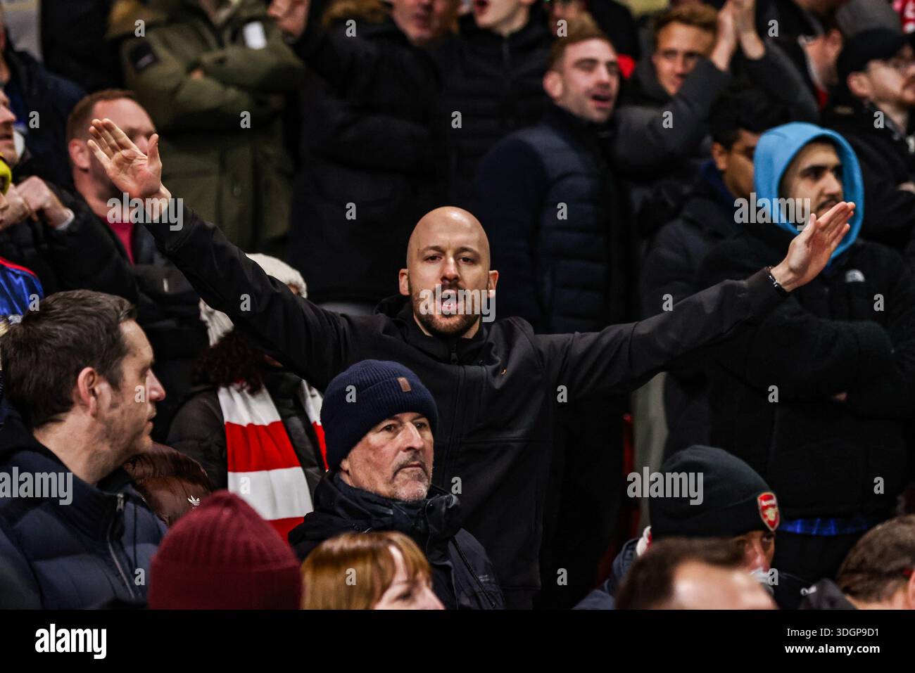 Nottingham Forest fans during the Premier League match Nottingham ...