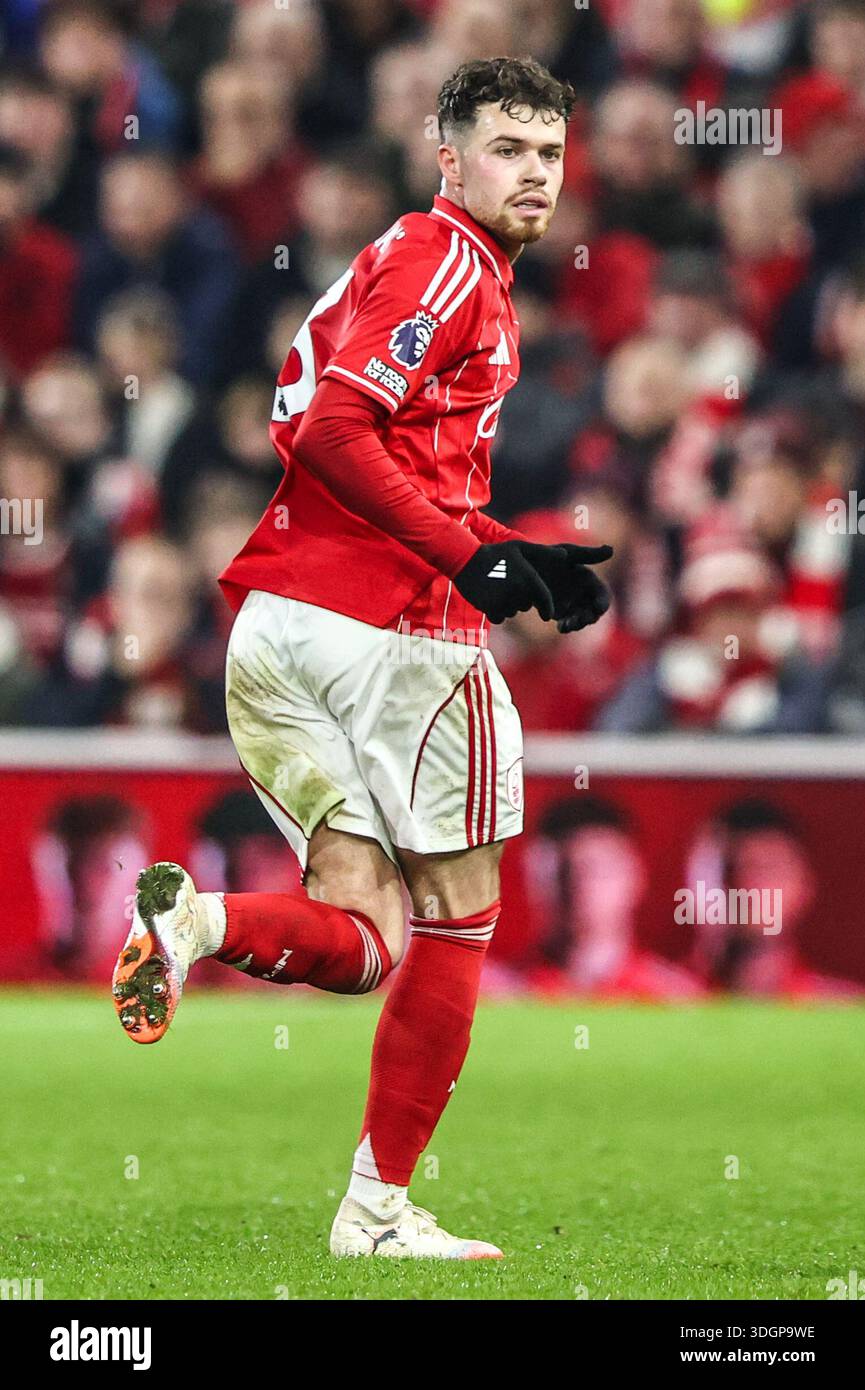 Neco Williams of Nottingham Forest during the Premier League match ...