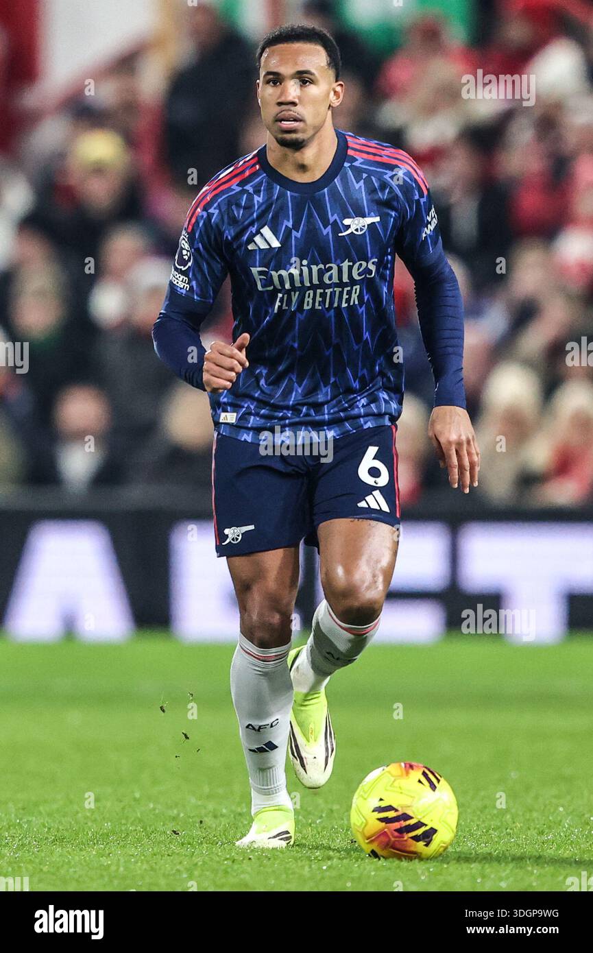 Gabriel of Arsenal during the Premier League match Nottingham Forest vs ...