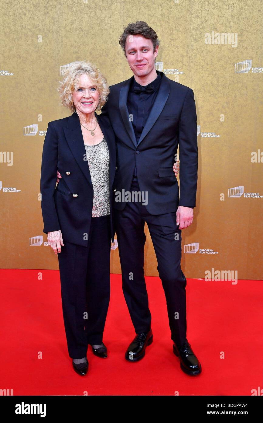 Liv Ullmann and Halfdan Ullmann Toendel attend the 38th European Film ...