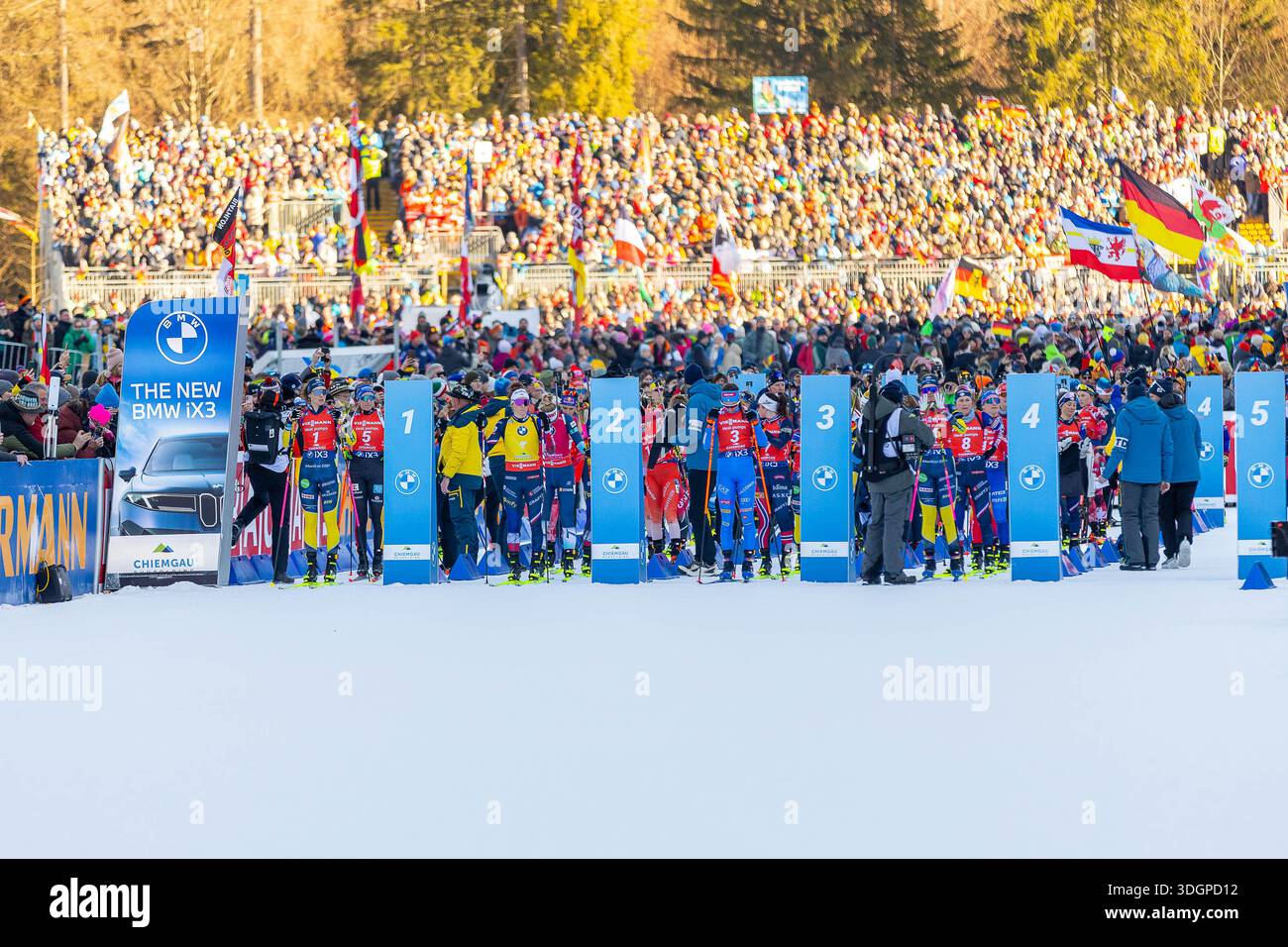 Start, OEBERG Hanna (SWE, 1), JEANMONNOT Lou (FRA, 2), VITTOZZI Lisa ...