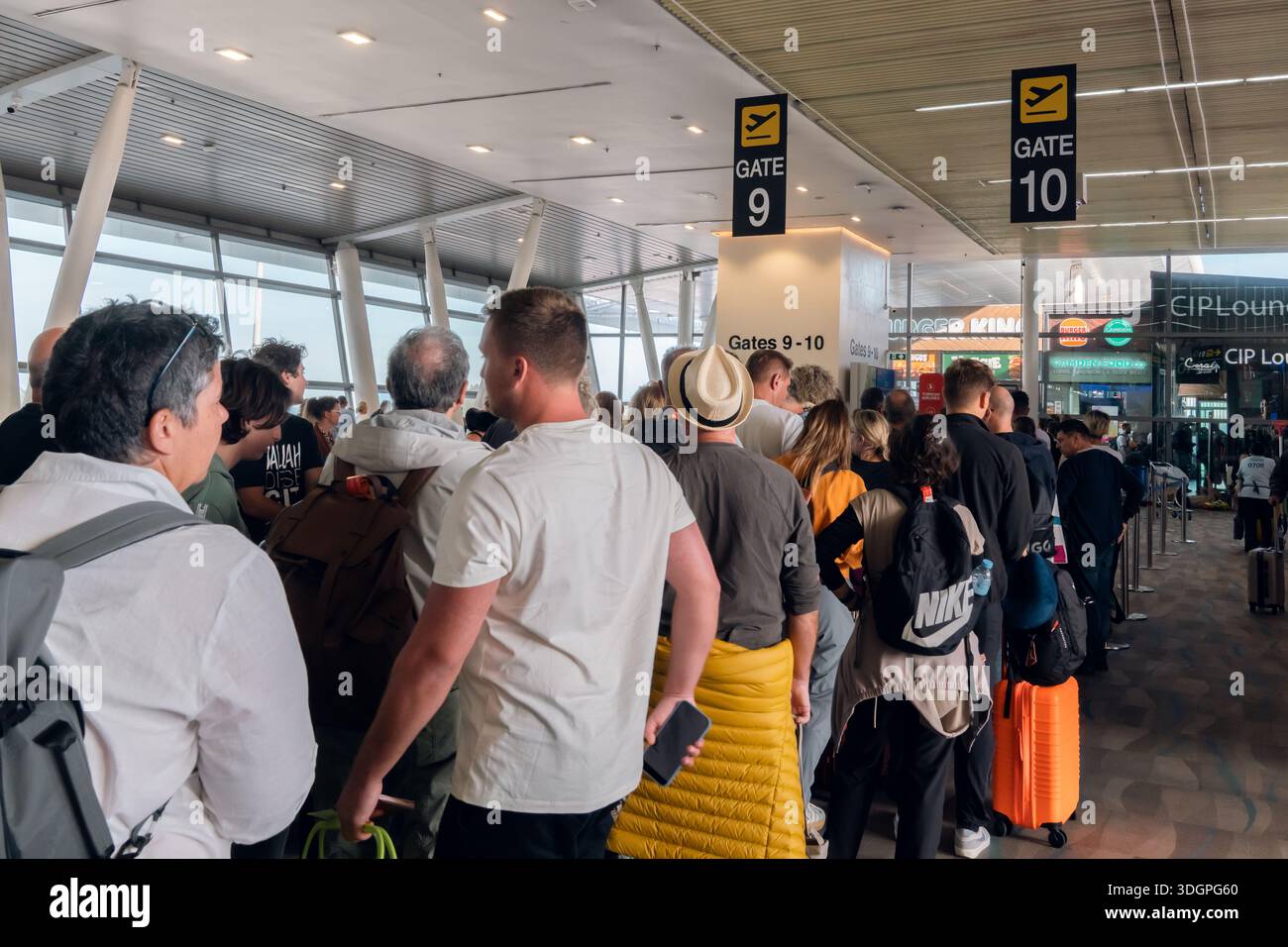 Phuket, Thailand, January 6, 2026: The queue at the boarding gates of ...