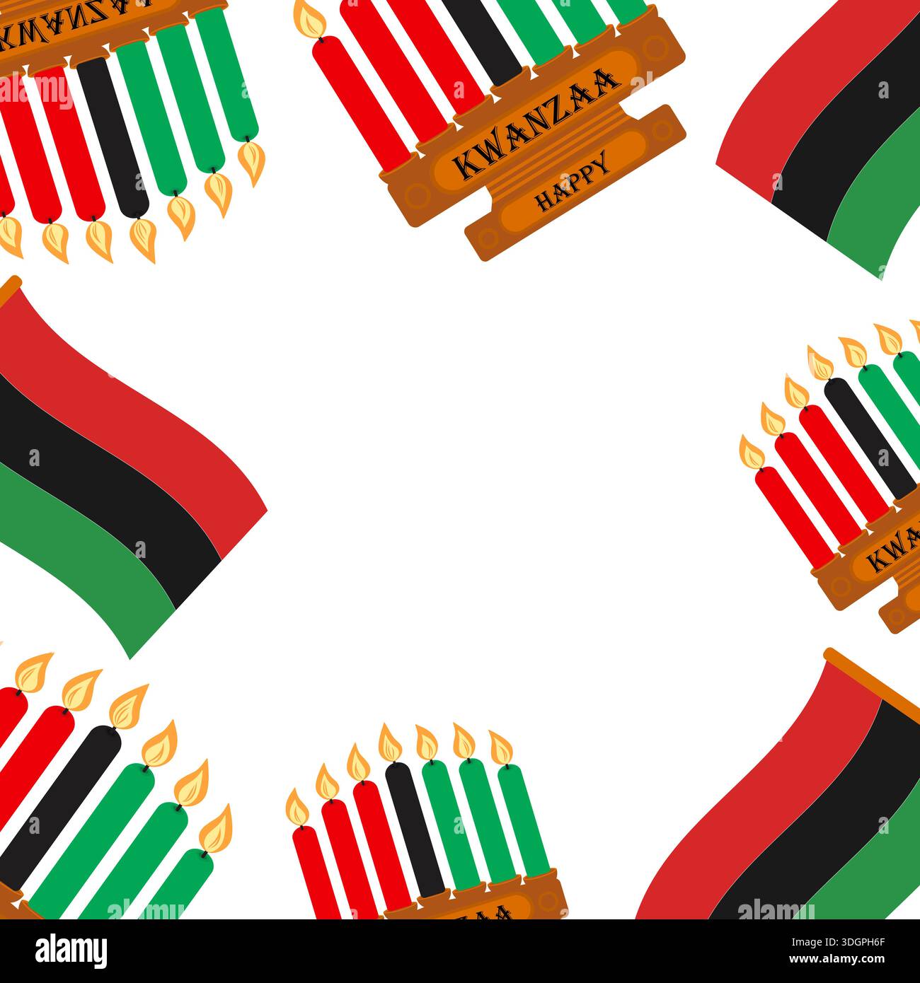 Green candle on candlestick Stock Vector Images - Alamy