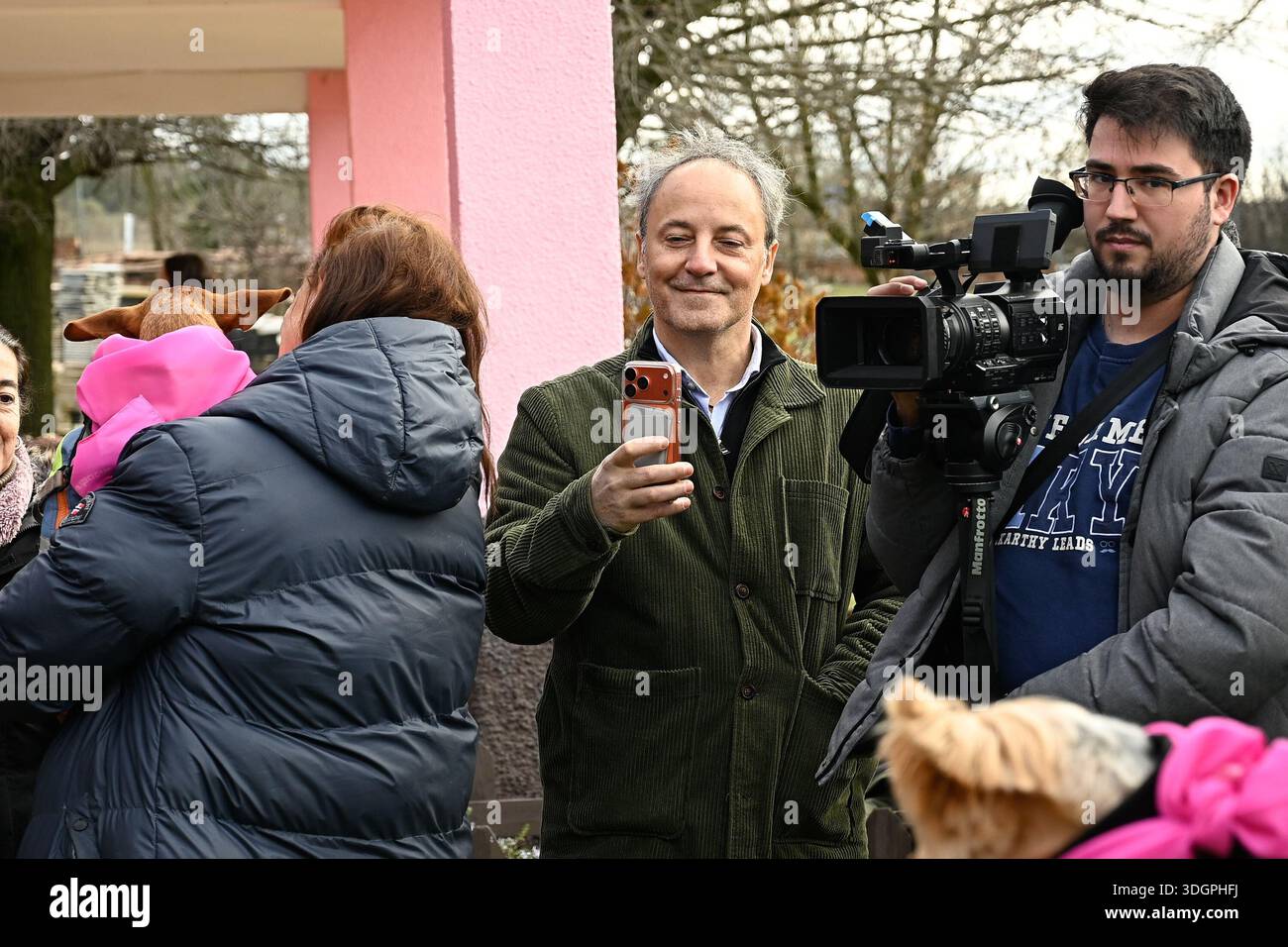 Narcis Rebollo during the blessing of San Antón 2026 at the Fundación ...
