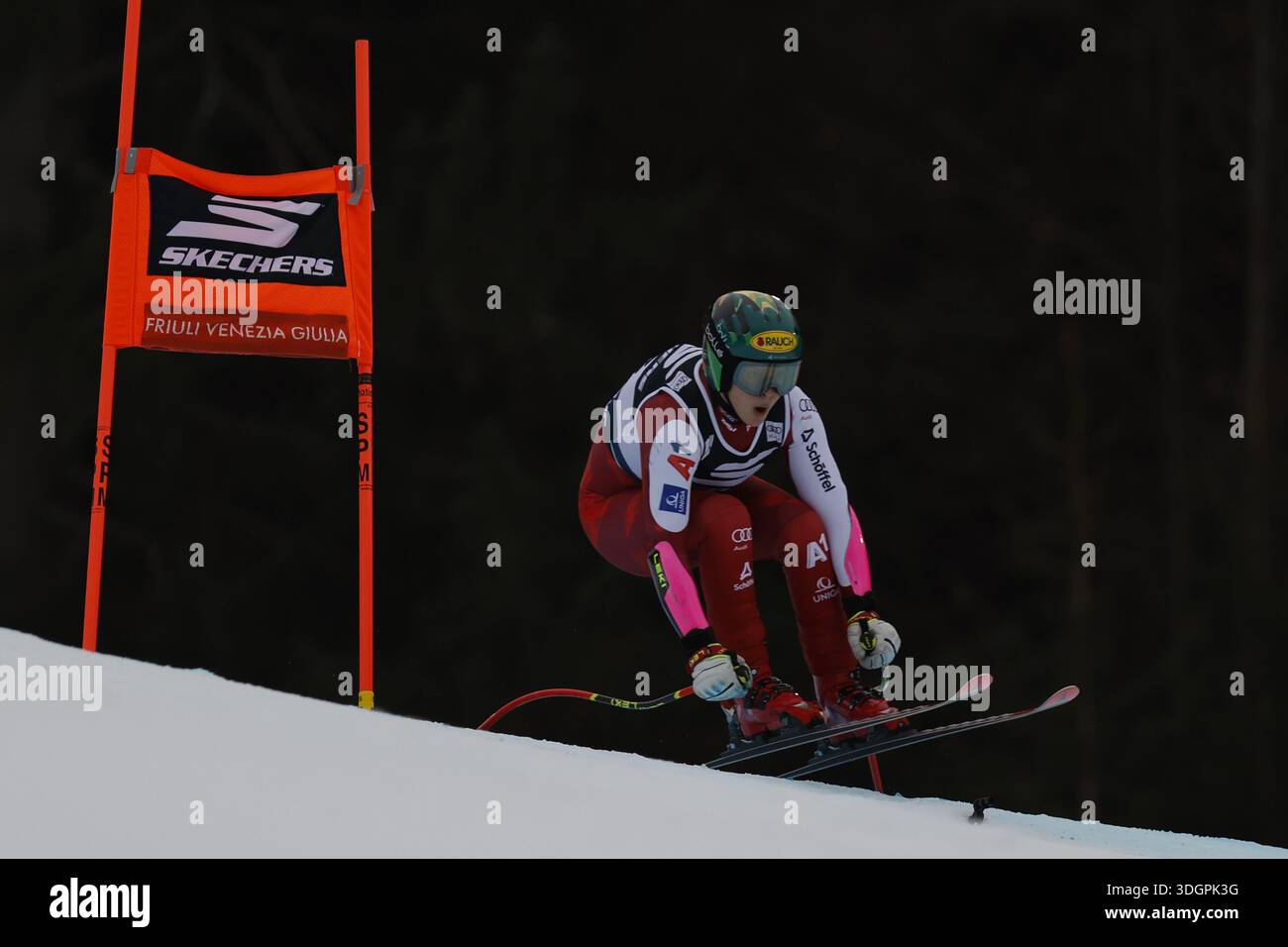 Tarvisio, Italy. 18th Jan, 2026. EMILY SCHOEPF (AUT) Atomic during the ...