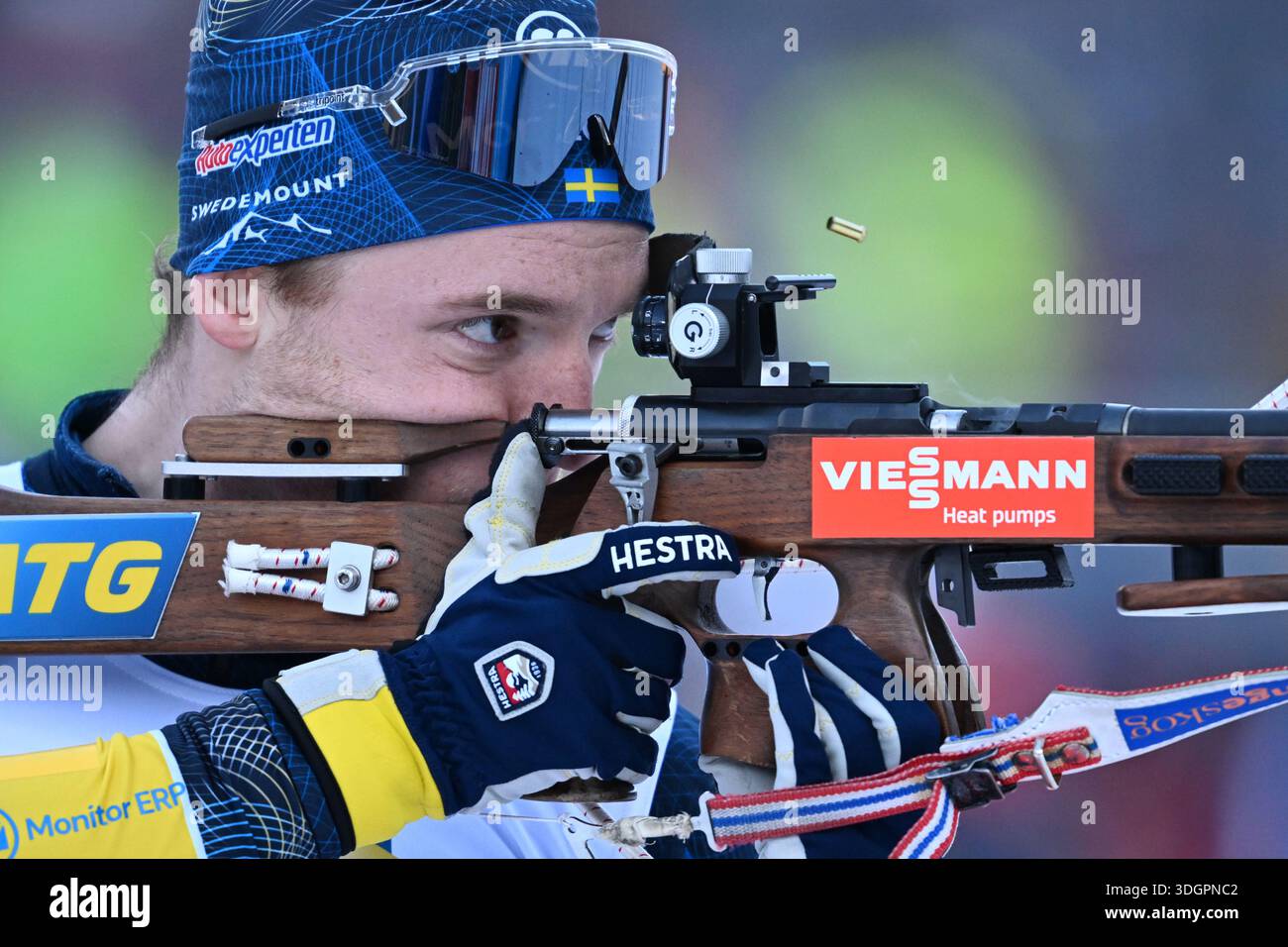 Ruhpolding, Germany. 18th Jan, 2026. Biathlon: World Cup, pursuit 12.5 ...