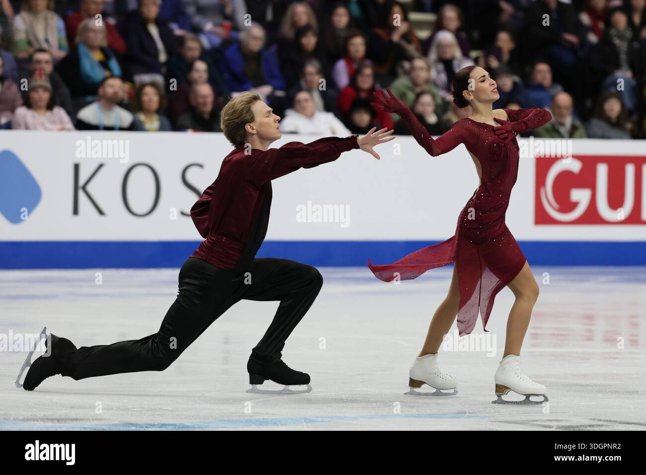 Day Four. 17th Jan, 2026. Diana Davis and Gleb Smolkin of Georgia ...