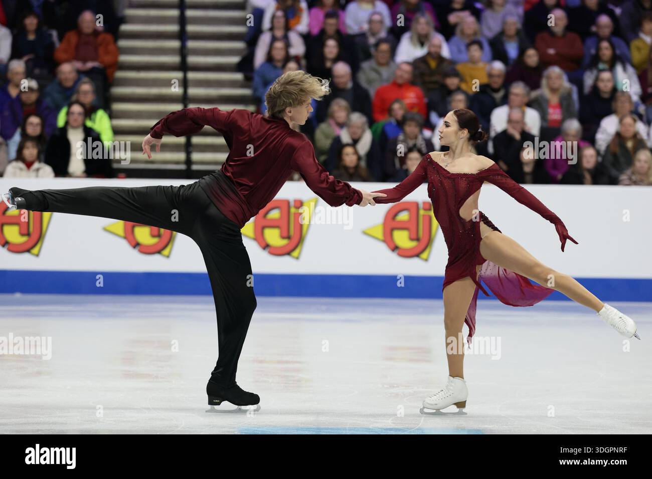 Day Four. 17th Jan, 2026. Diana Davis and Gleb Smolkin of Georgia ...