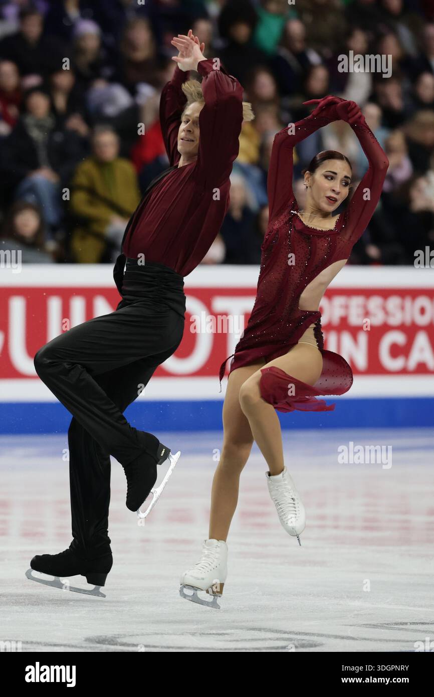 Day Four. 17th Jan, 2026. Diana Davis and Gleb Smolkin of Georgia ...