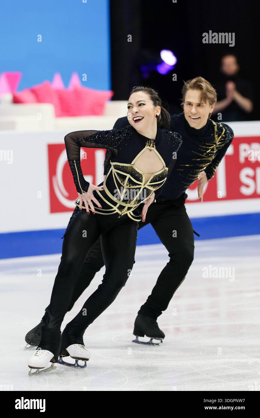 Day Four. 17th Jan, 2026. Allison Reed and Saulius Ambrulevicius of ...